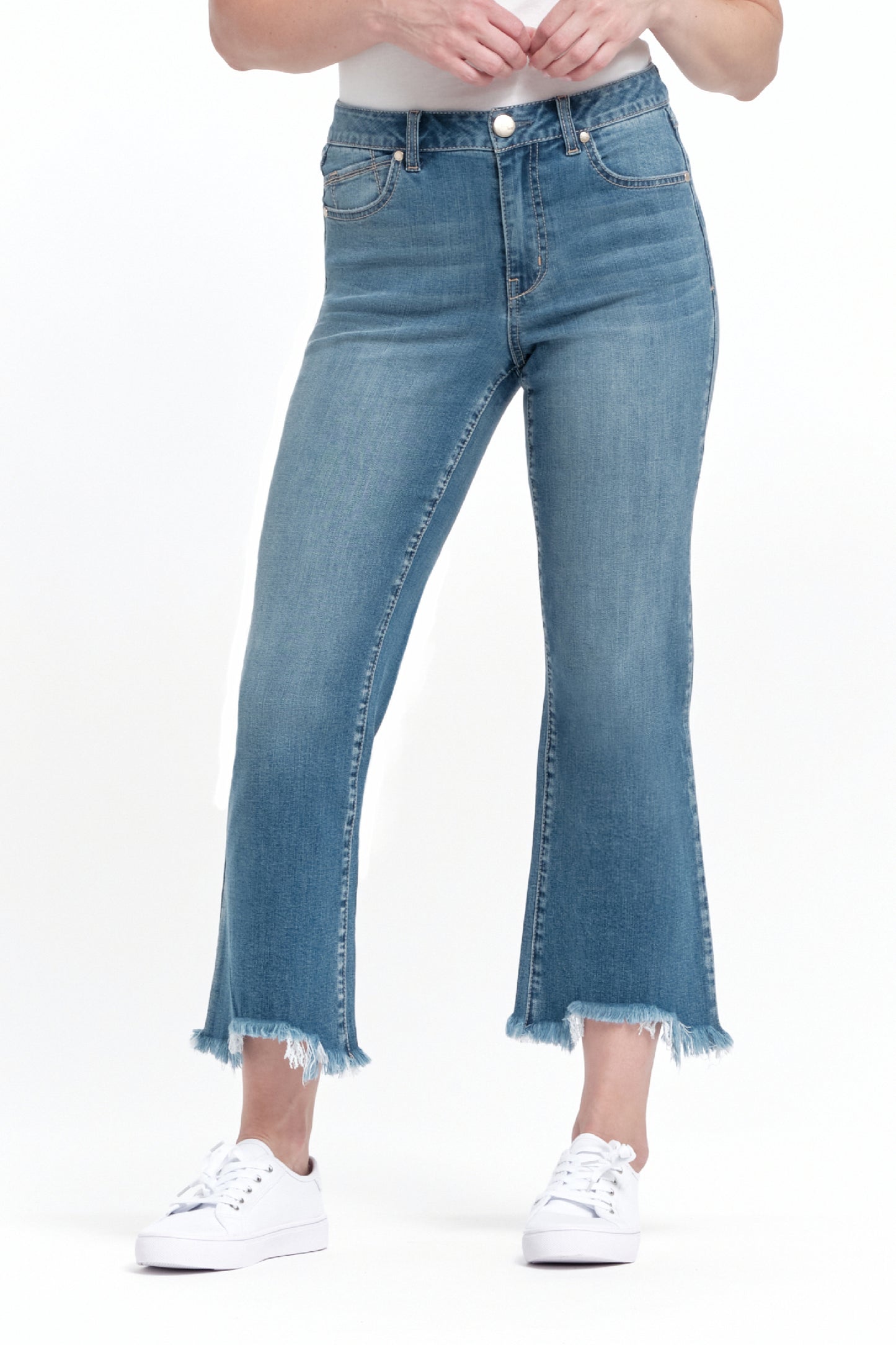 1822 Denim Hugh Jeans - Demi Boot High Rise – Ecobella Boutique