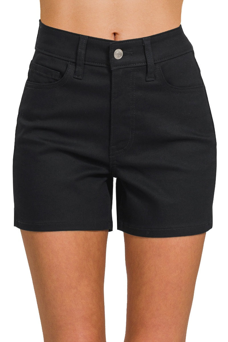 High Rise Shorts - Black – Ecobella Boutique